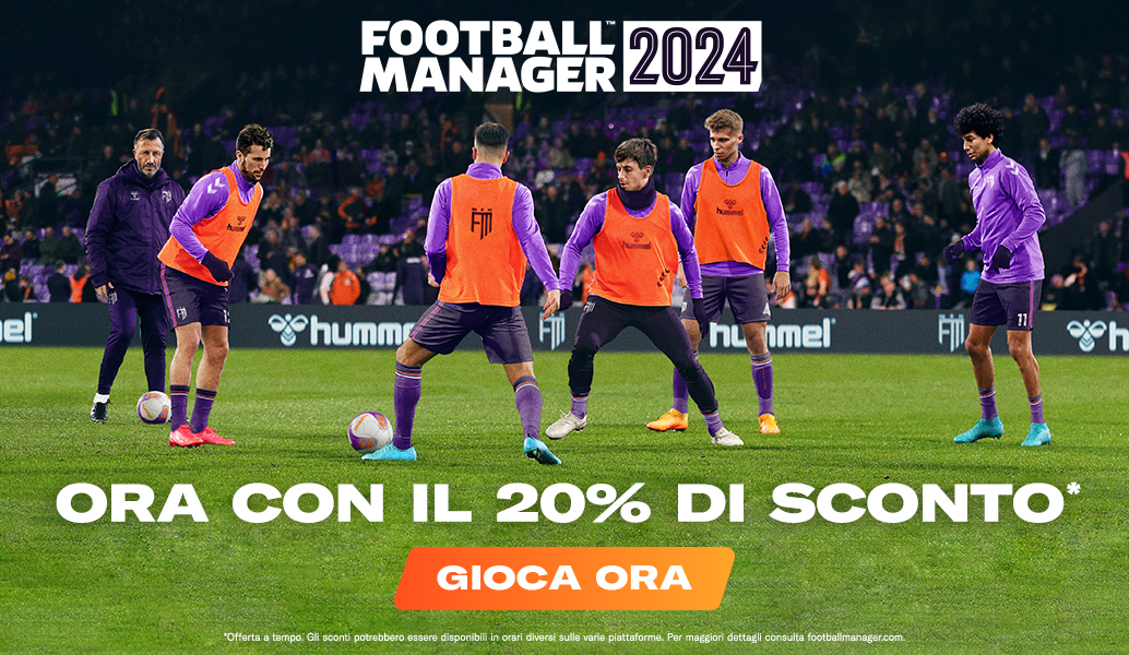 Acquista ora Football Manager 2024 con uno sconto del 20% | Football Manager 2024